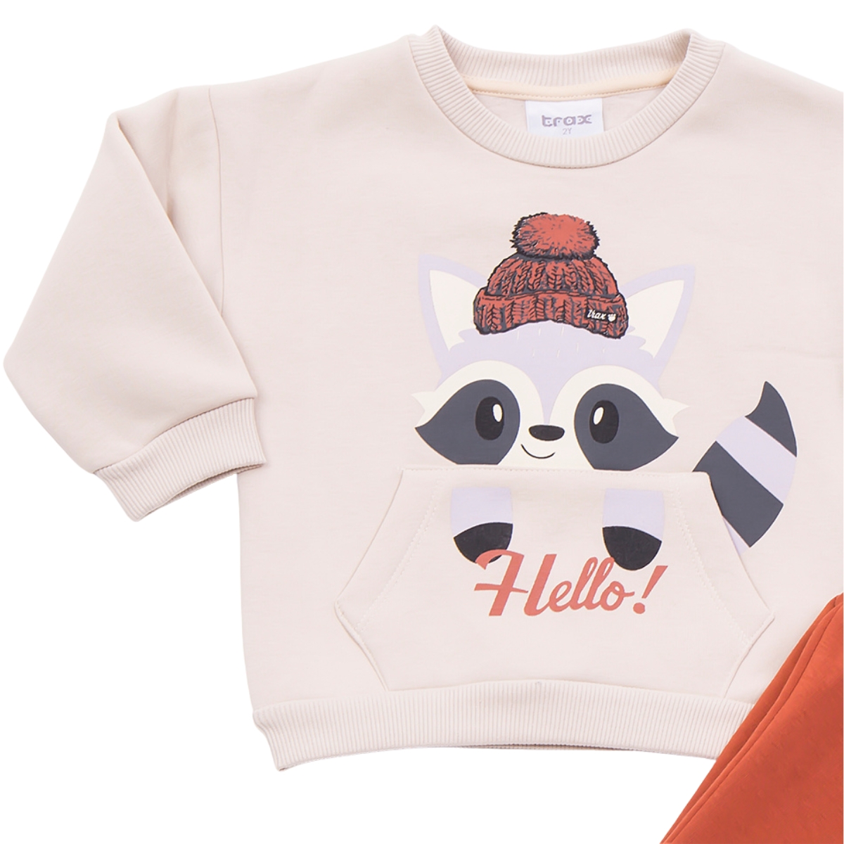 Trax παιδικό σετ φόρμας με χνούδι «Hello Little Fox» - kidz.gr